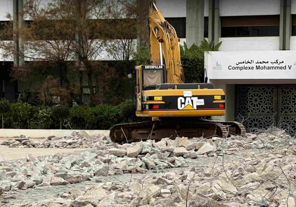 Début des travaux de rénovation du Complexe Mohammed V - Le Matin.ma