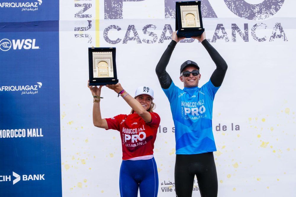 Morocco Mall junior Pro de surf : victoire du français Noa Dupouy, l ...