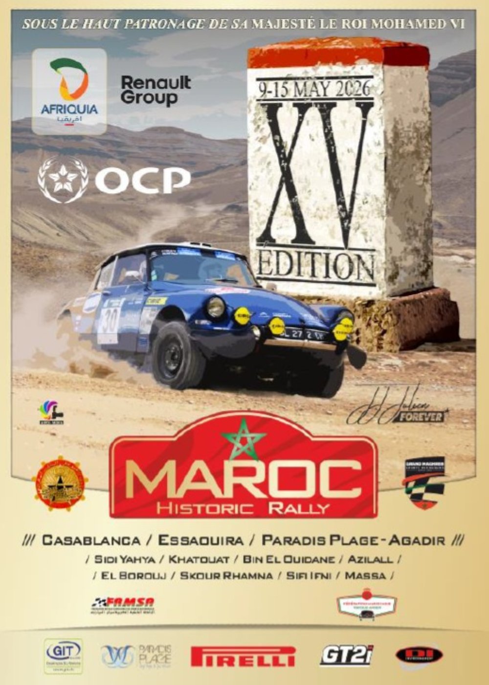 Maroc Historic Rally 2026 : une 15e édition sous le signe de la mémoire ...